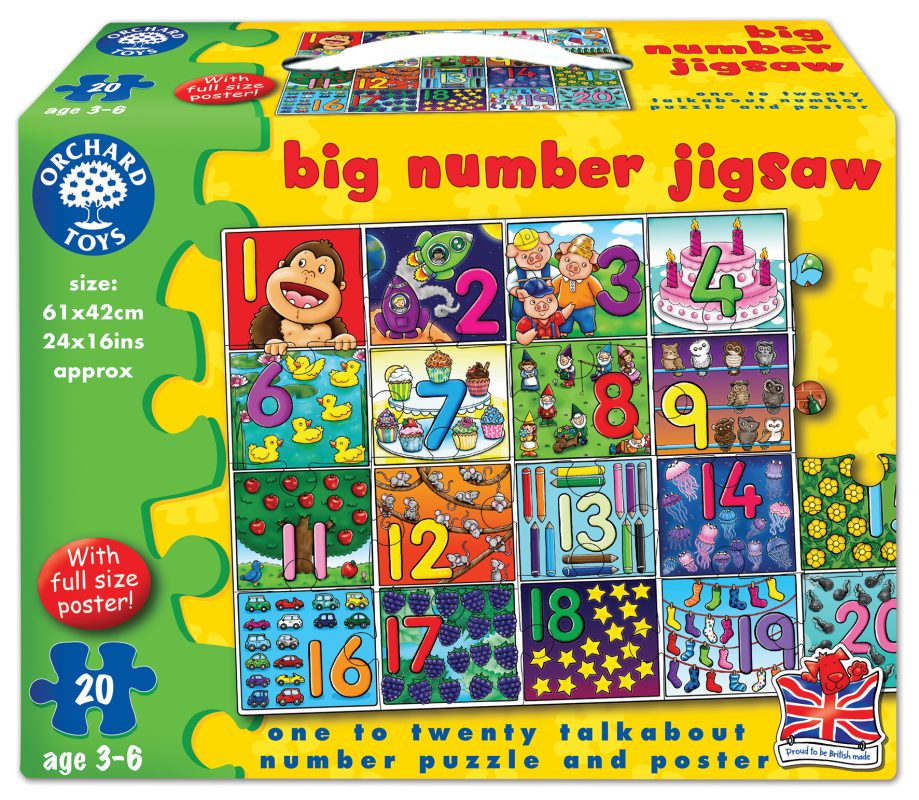 Orchard Toys Big Number Jigsaw (Puzzle) - WordUnited