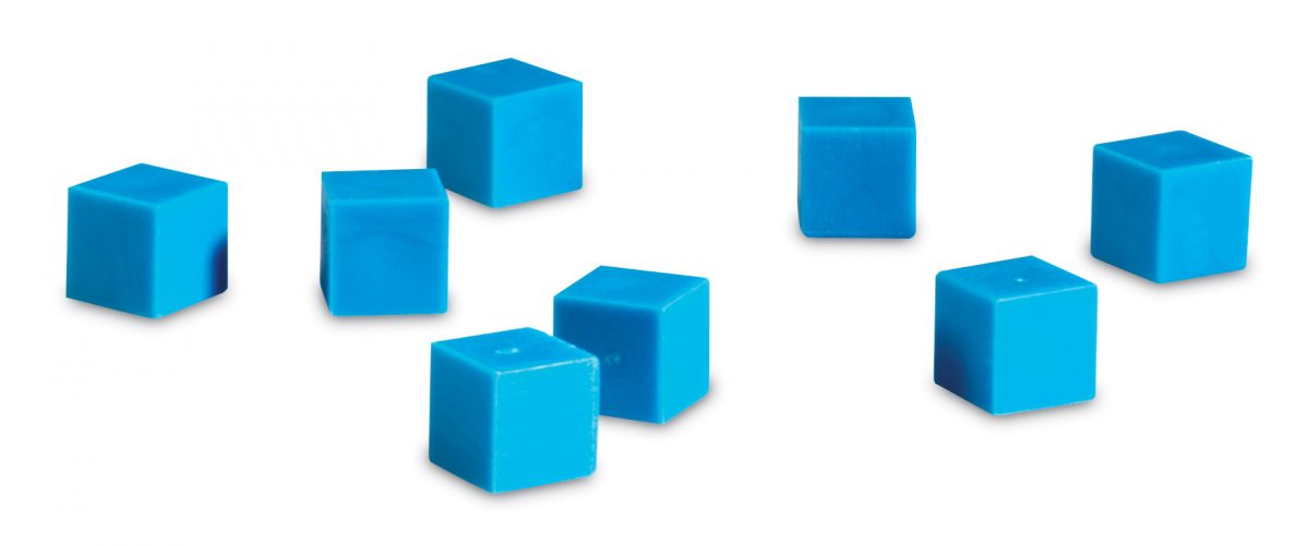 Learning Resources Grooved Plastic Base Ten Units (Set of 100) - WordUnited