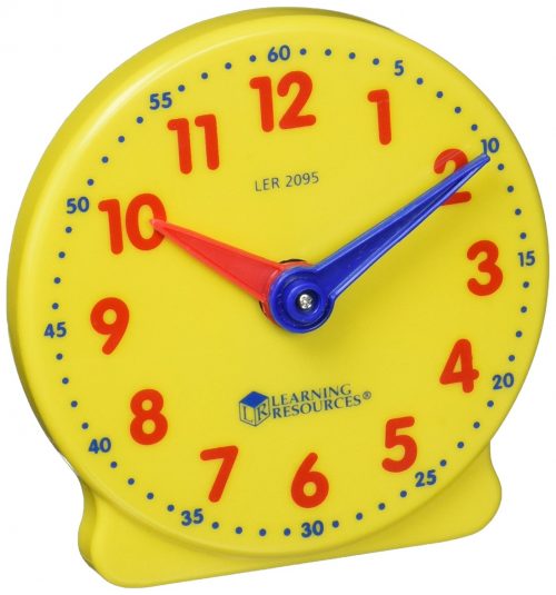 Learning Resources Big Time Learning 12-Hour Student Clock - WordUnited
