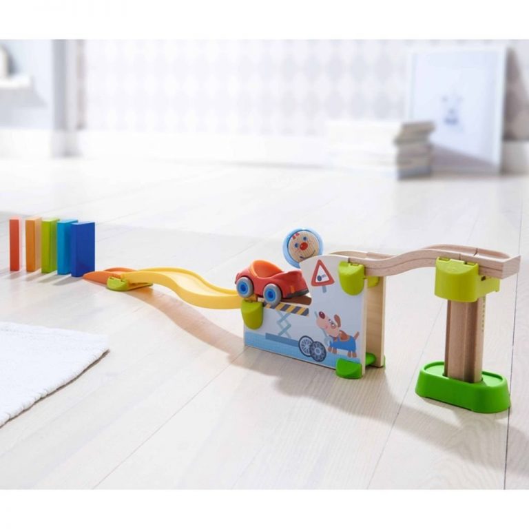 HABA Kullerbü – Car Run Track Wooden Toy - WordUnited