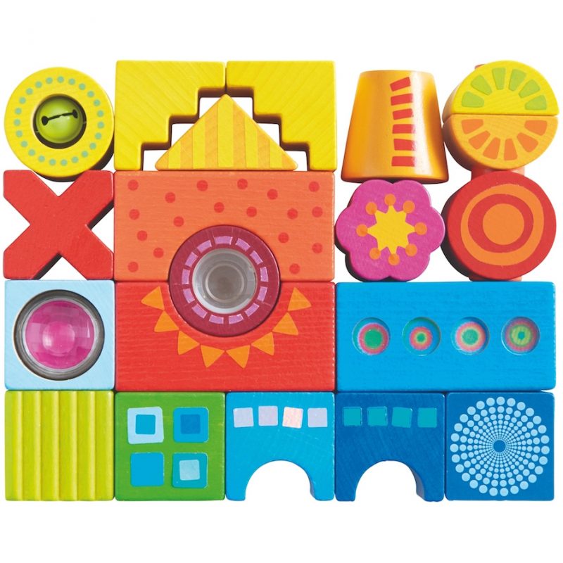 HABA Colourful Building Sensory Blocks (21 Bricks) - WordUnited