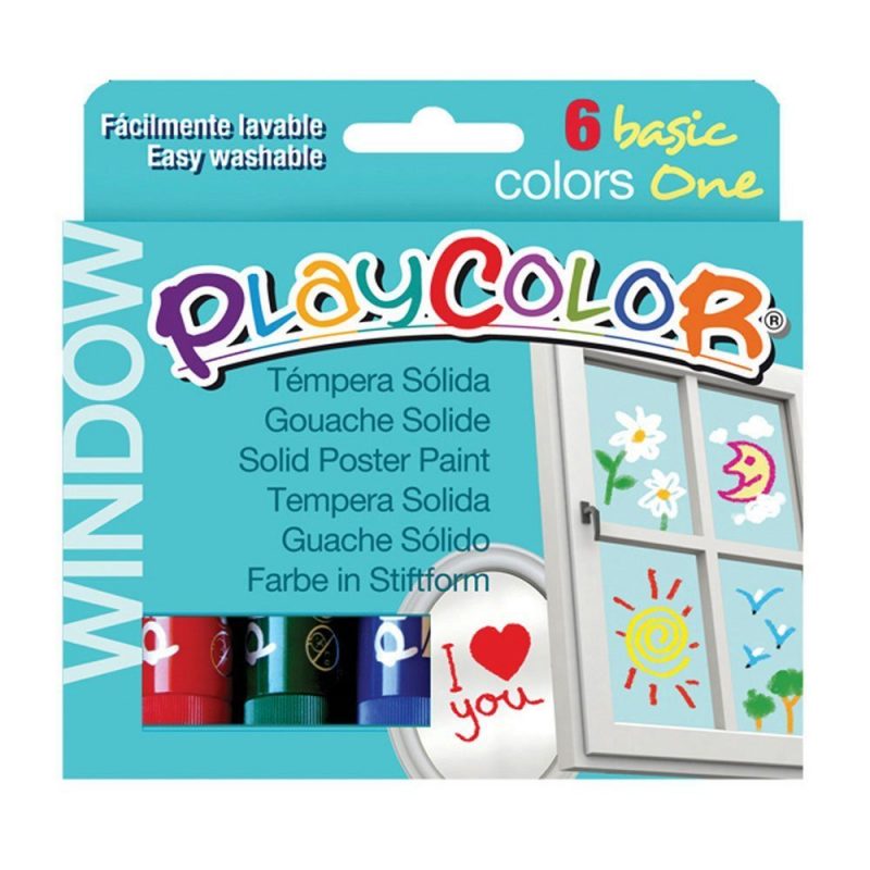 Playcolor Window One Colours (Pack of 6) - WordUnited