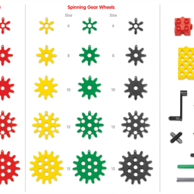 Morphun Gearphun Construction Starter Building Bricks Set (400 Blocks) - WordUnited