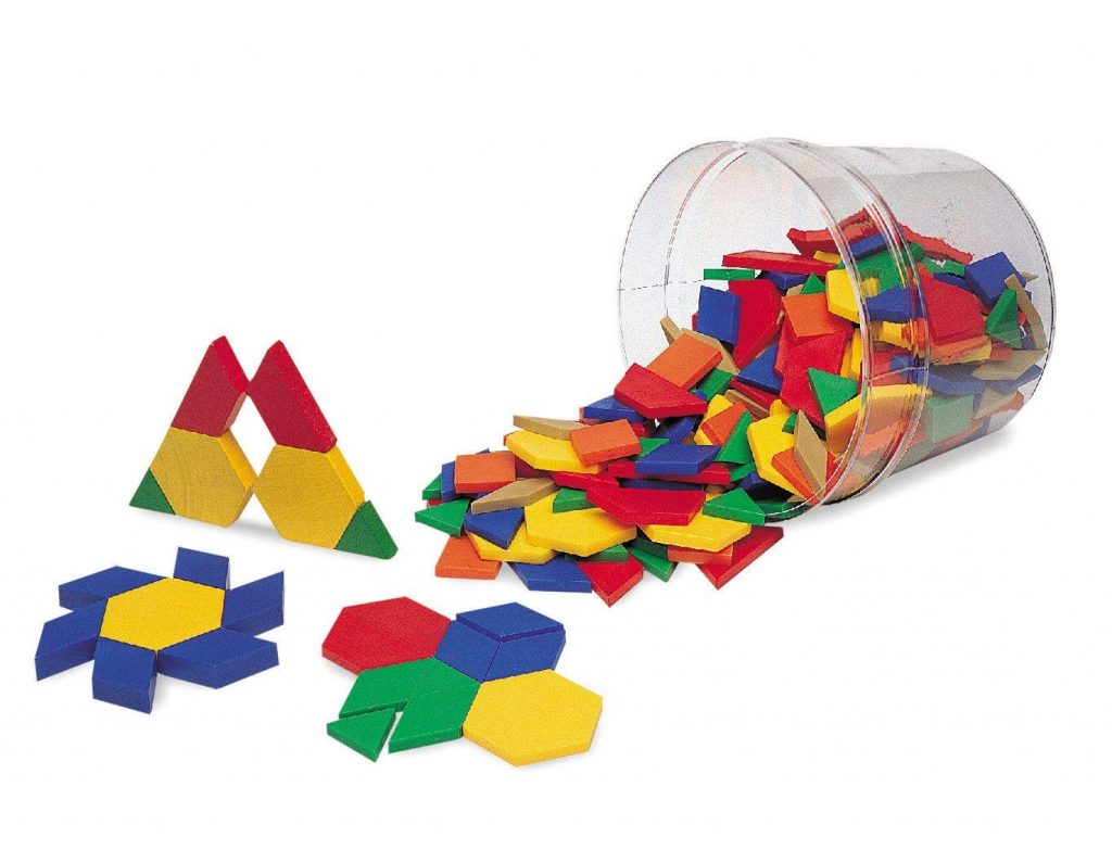 Learning Resources Plastic Pattern Shapes (250 Blocks) - WordUnited