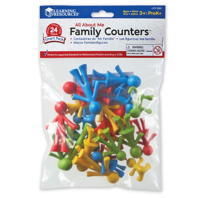 Learning Resources "All About Me" Family Counters (Set of 24 Counting ...