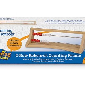 Learning Resources 2-Row Rekenrek Counting Frame (Abacus) - WordUnited