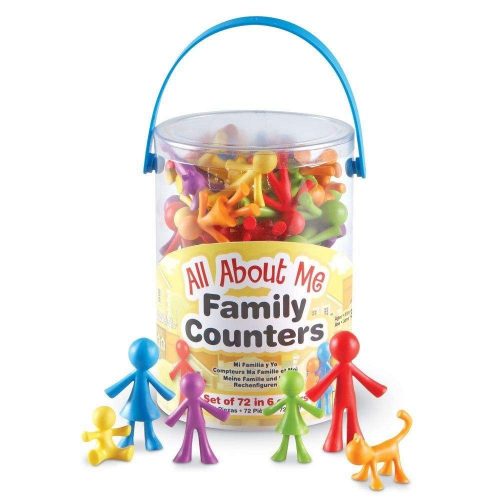 Learning Resources "All About Me" Family Counters (Set of 72 Counting ...