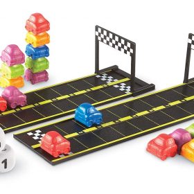 Learning Resources Mini Motor Cars Math Activity Set (Numeracy Game ...