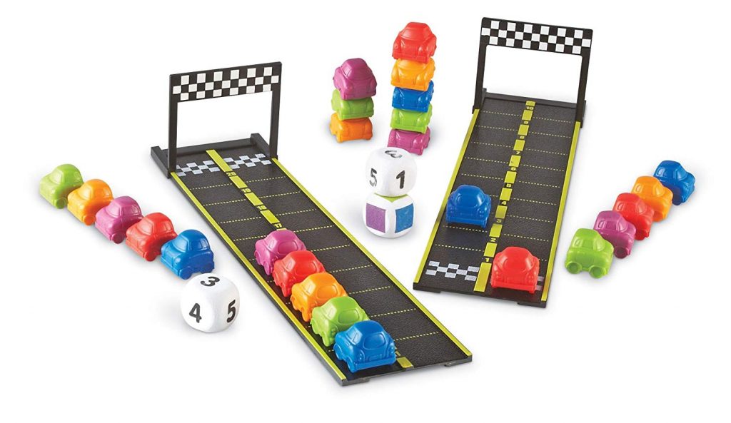 Learning Resources Mini Motor Cars Math Activity Set (Numeracy Game ...