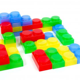 TickiT SiliShapes® Soft Silicone Bricks (24 Construction Blocks ...