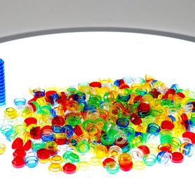 TickiT Translucent Stackable Counters (500 Transparent Counting Pieces) - WordUnited