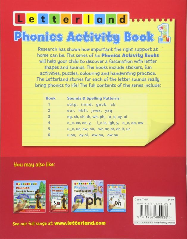 Phonics Activity Book 1 (Letterland Book + Stickers) - WordUnited