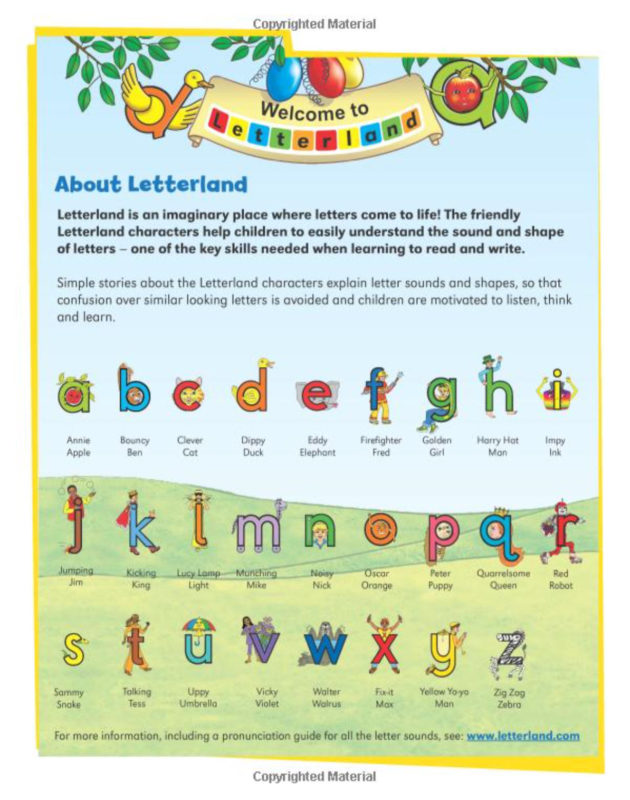 Phonics Activity Book 1 (Letterland Book + Stickers) - WordUnited