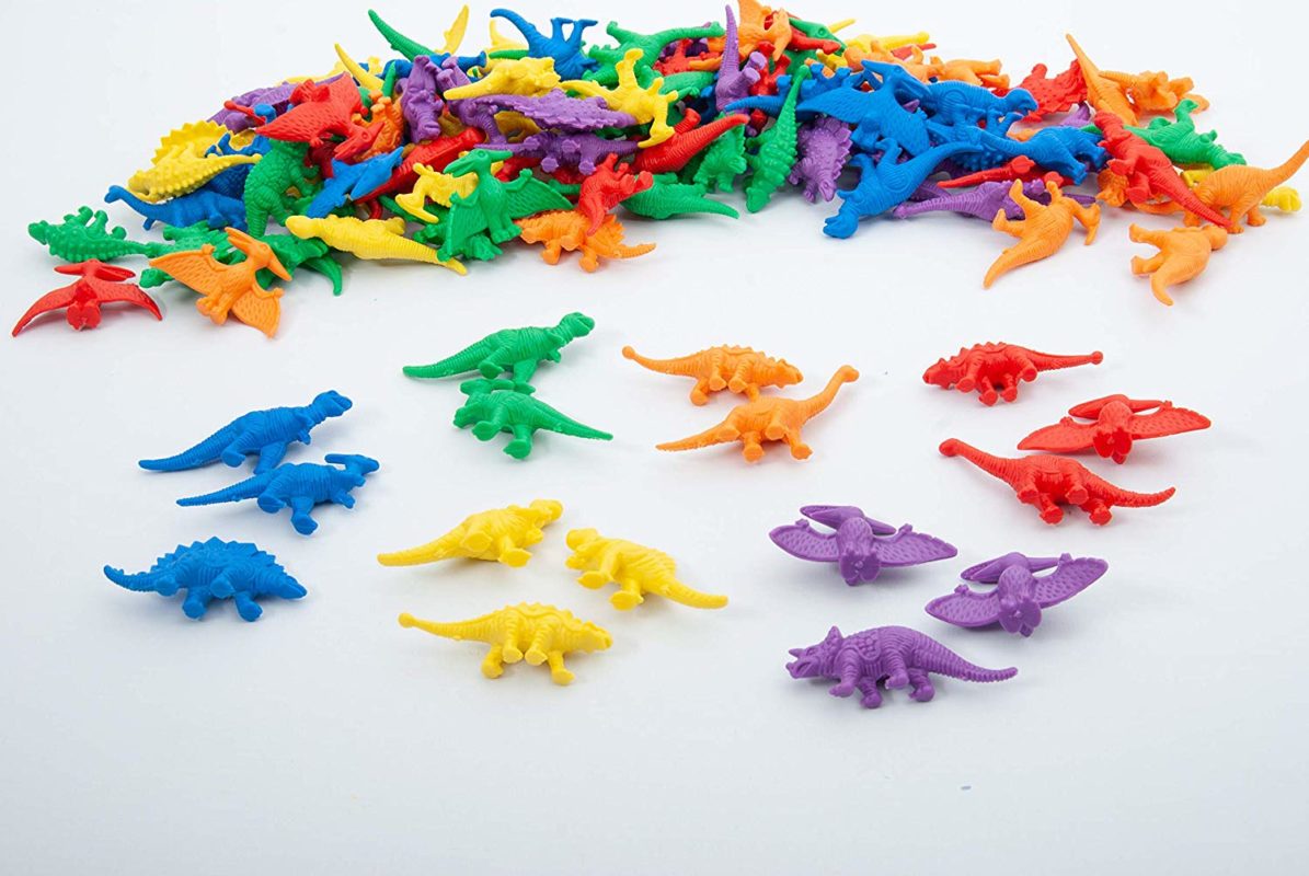 Edx Education Dinosaur Counters (Pack of 128 Counting Pieces) - WordUnited
