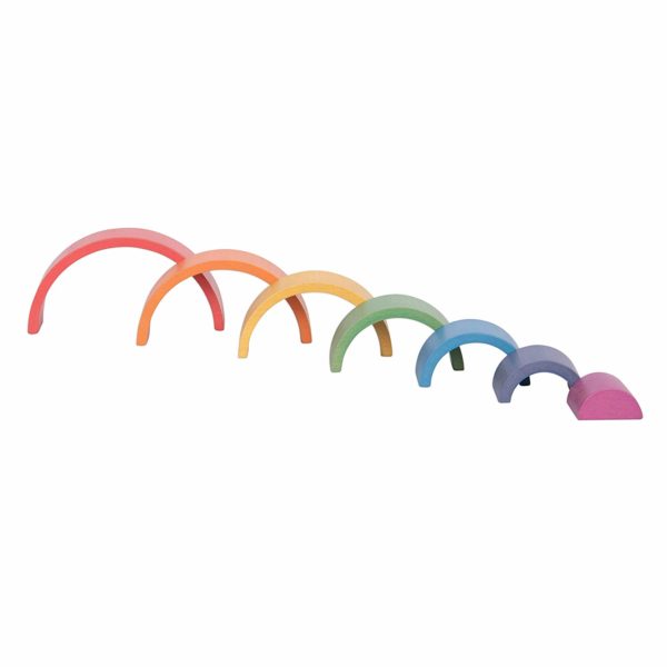 TickiT Wooden Rainbow Architect Arches Eco Toy (Nesting Puzzle ...