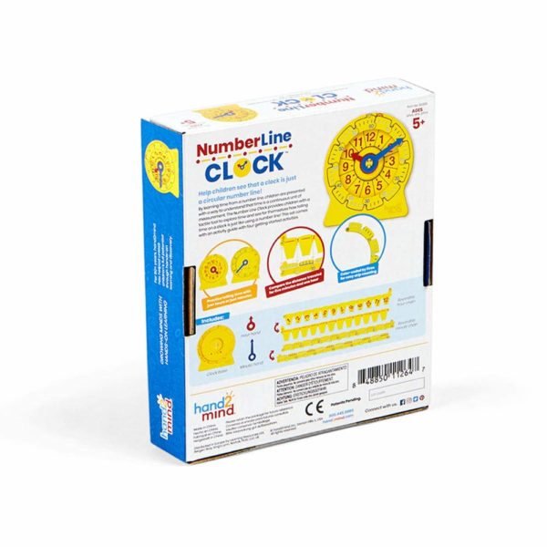 Learning Resources 24-Hour Demonstration Number Line Clock - WordUnited