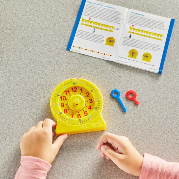 Learning Resources 24-Hour Demonstration Number Line Clock - WordUnited