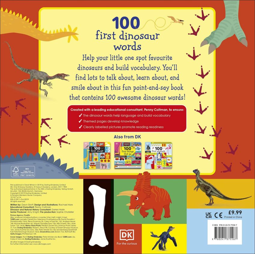 100 First Dinosaur Words - WordUnited