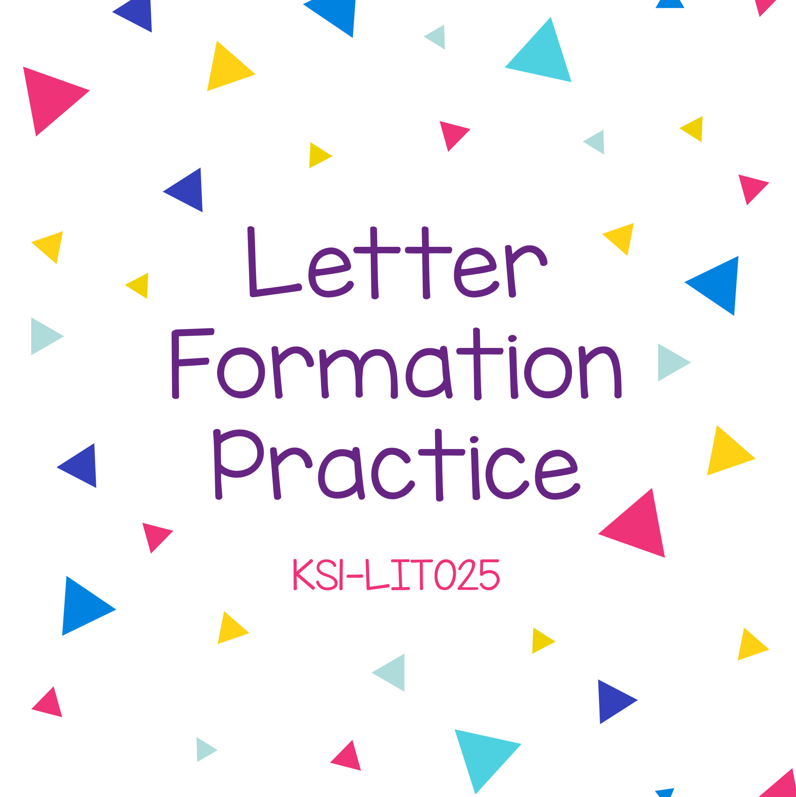 Letter Formation Practice Sheets | Free PDF | WordUnited