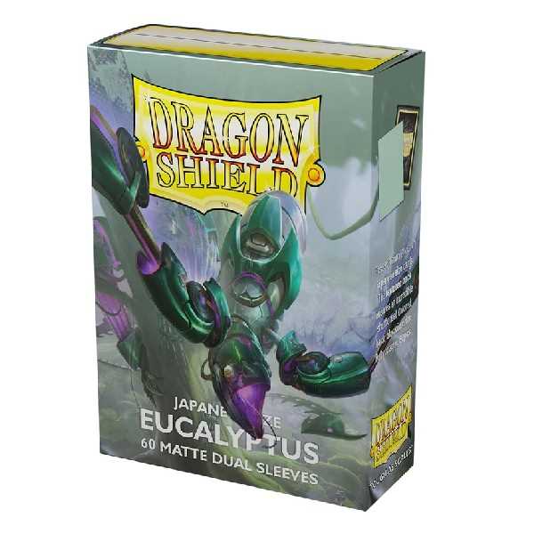 Dragon Shield Japanese Size Dual Matte Card Sleeves - Eucalyptus (60 ...