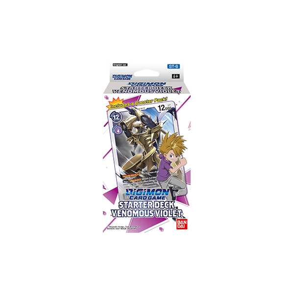 Digimon Card Game: Starter Deck - Venomous Violet ST-6 - WordUnited