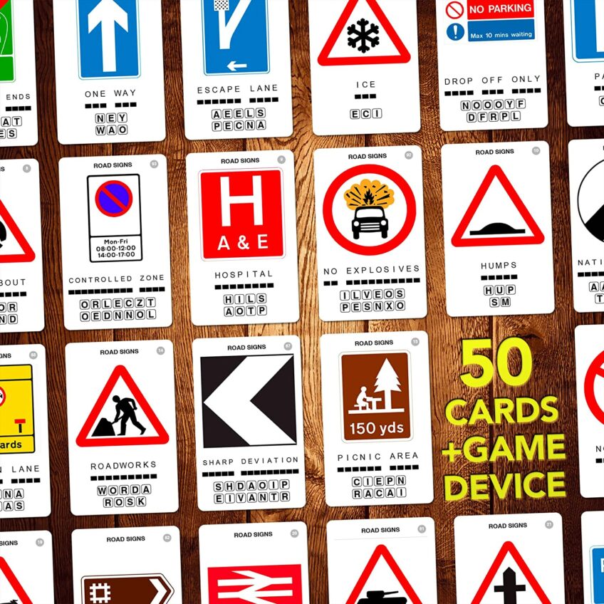 100 Pics: Road Signs Travel Game - WordUnited